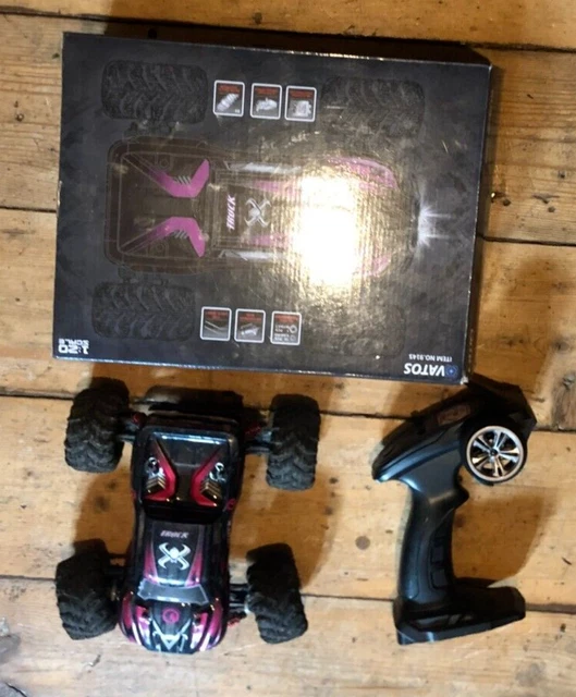 RED VATOS REMOTE Control Car 4WD Scale 2.4GHz. Read the description ...