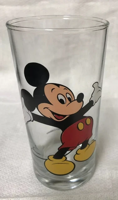 VINTAGE *MICKEY MOUSE* Tall Glass. The Walt Disney Company. £9.39 ...