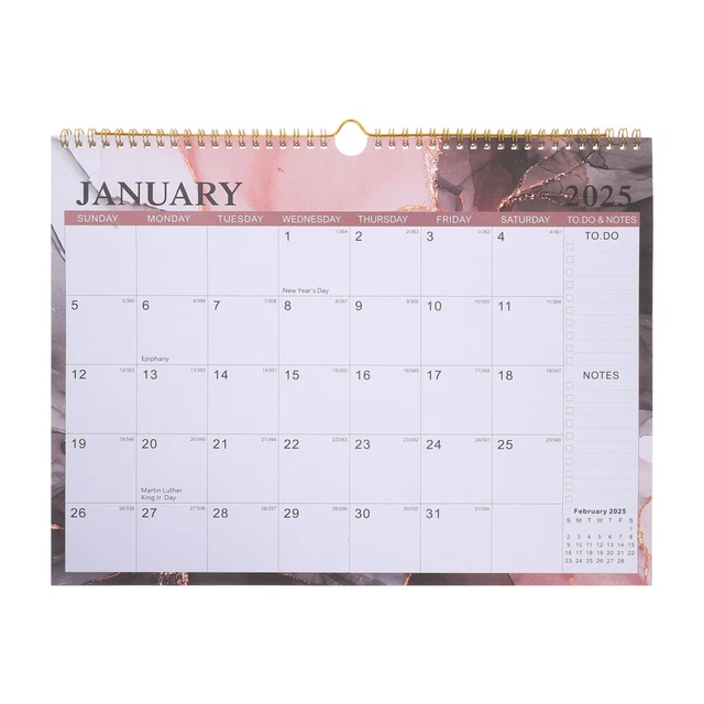 LARGE CALENDAR 2024-2025 Flip Calendar for Classroom 2025 Wall Calendar ...