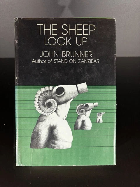 THE SHEEP LOOK Up by John Brunner 1972 1st Edition Harper/Row HCDJ BCE ...