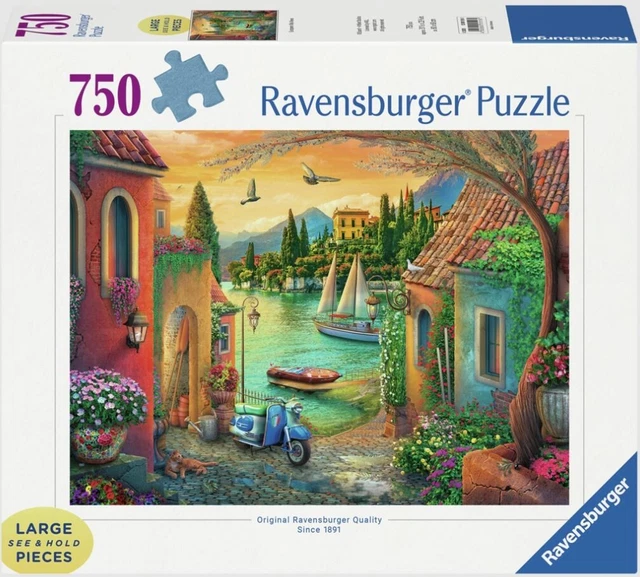 RAVENSBURGER PUZZLE*750 TEILE Large*European Villa Views*Rarität*Neu ...