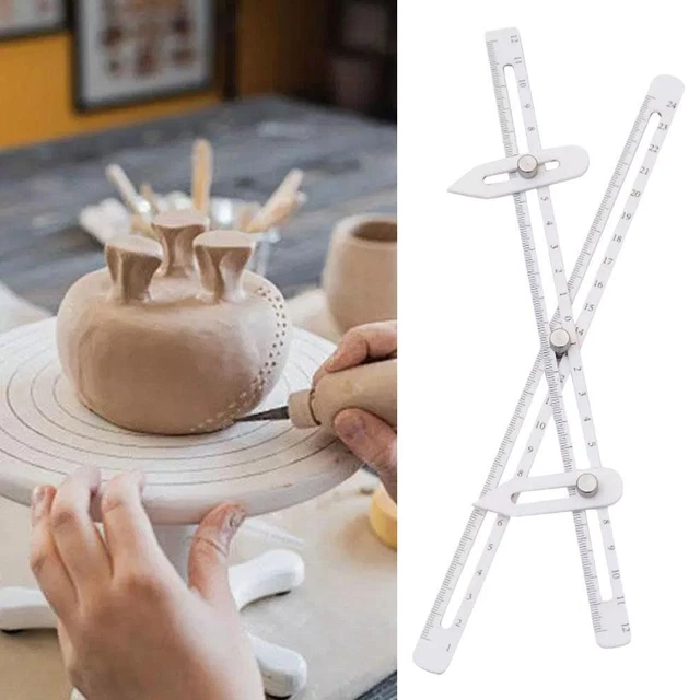 POTTERY GAUGE THROWING Tool, Pottery Height Measuring Gauge G5G3AU ...