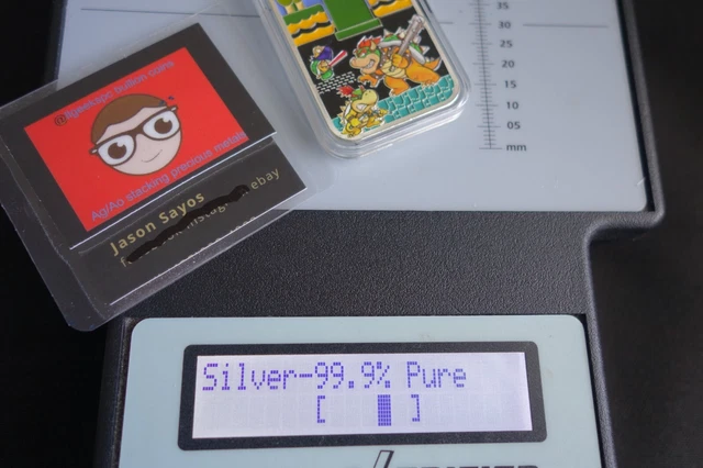 SUPER MARIO BROS Vs. Bowser - 1oz troy .999 Fine Silver Enameled ...