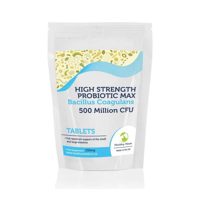 PROBIOTICS BACILLUS 60 Tablets Advanced Probiotic Formula for Gut ...