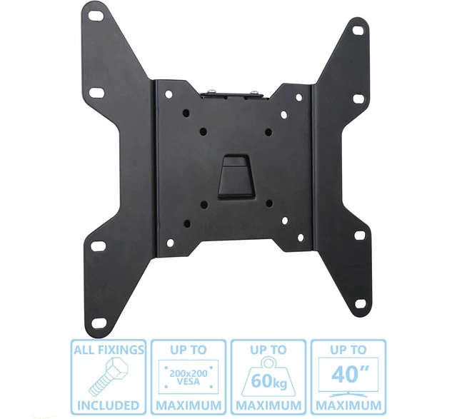 THIN FIXED TV Wall Mount Plate Alba Cello 16 19 20 22 24 32 inches £14. ...