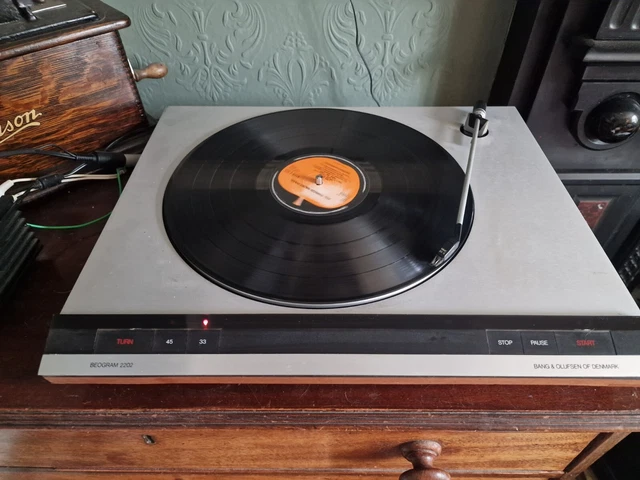 B&O BEOGRAM 2202 Turntable Bang & Olufsen Serviced FABULOUS same drive ...