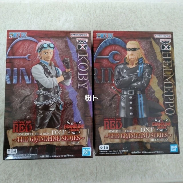 ONE PIECE FILM RED KOBY HELMEPO Figure Set of 2 DXF THE GRANDLINE ...