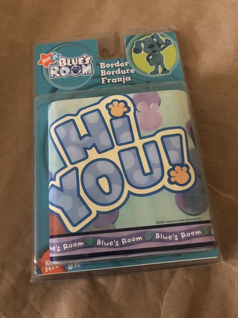 NICK JR BLUE’S Clues Room Decorative Kids WallPaper Wall Border £14.41 ...