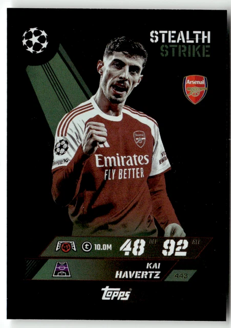 TOPPS MATCH ATTAX Champions League 2025-26 No. 443 Kai Havertz Stealth Strike £1.75 - PicClick UK