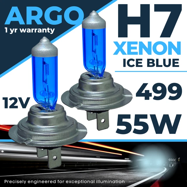 FITS KAWASAKI ZX10R ZX6R Z800 Z1000 SX 3570 Xenon Ice Blue 55w ...