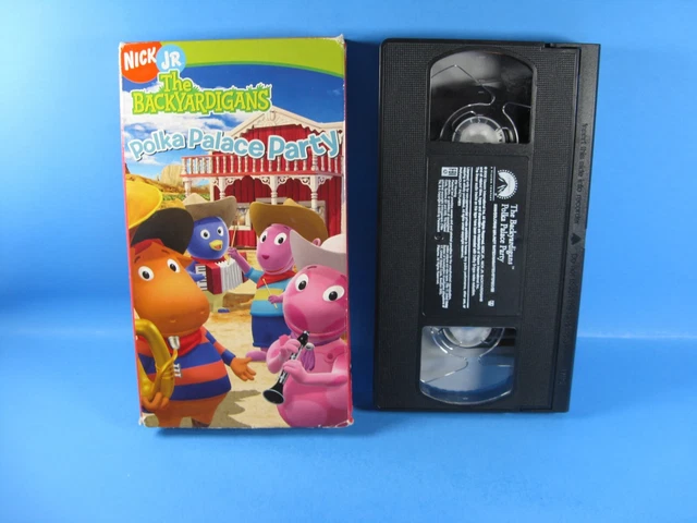 NICK JR THE Backyardigans Polka Palace Party VHS Video Tape Nickelodeon ...