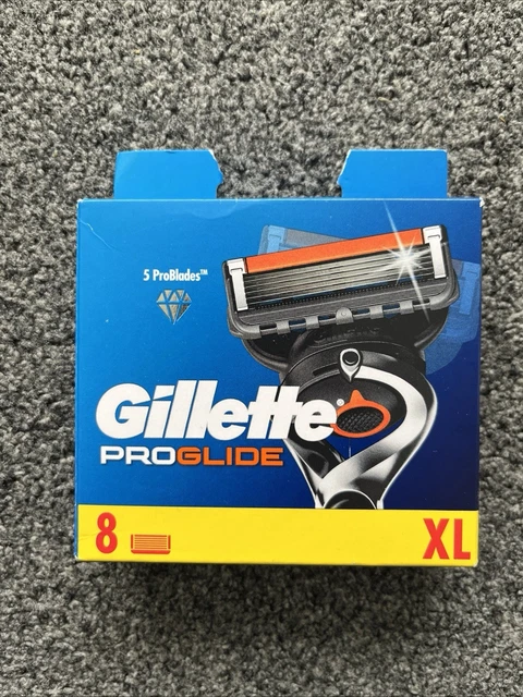 GENUINE GILLETTE PROGLIDE XL Blades 8 Packs Cartridges fusion 5 Brand ...