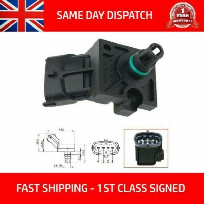 FITS LAND ROVER FREELANDER 2 MAP SENSOR 2.0 SI 2.2D SD4 ECOBOOST 3.0 5. ...