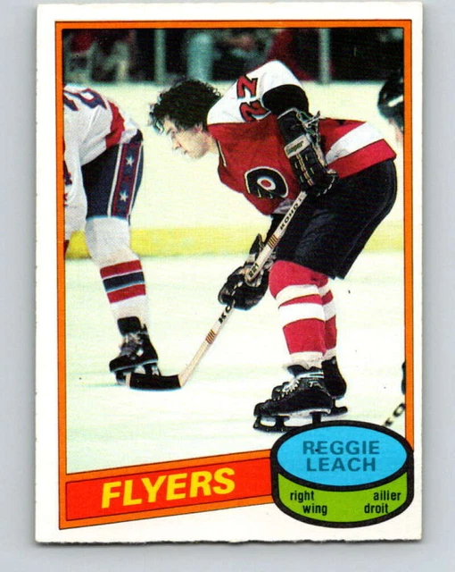 1980-81 O-PEE-CHEE #70 Reggie Leach Philadelphia Flyers V37673 EUR 1,09 ...