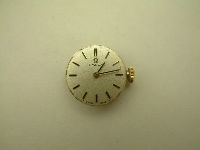 VINTAGE LADIES OMEGA CAL 485 Hand Winding watch Movement Working #60 £ ...
