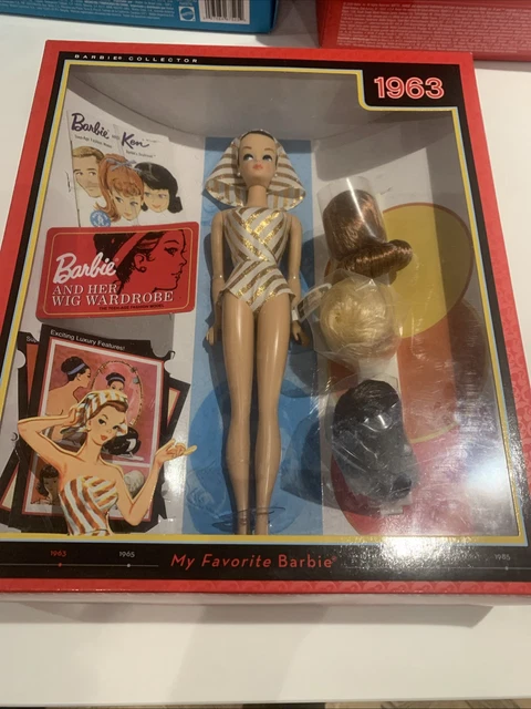 MY FAVORITE BARBIE 1963 Barbie And Her Wig Wardrobe 2009 £250.00 - PicClick UK