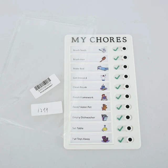 RV CHECKLIST BOARD Reusable Memo Plastic Board Checklist Note Board for ...