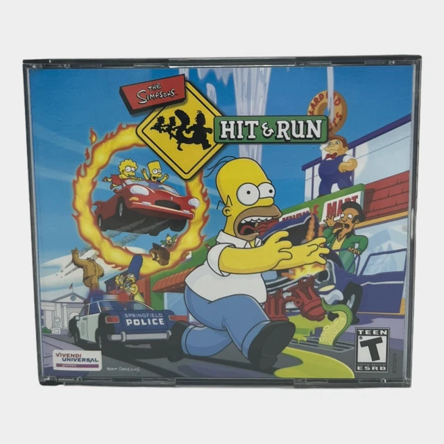 THE SIMPSONS: HIT & Run for Windows PC (3 Disc Set) - Jewel Case ...