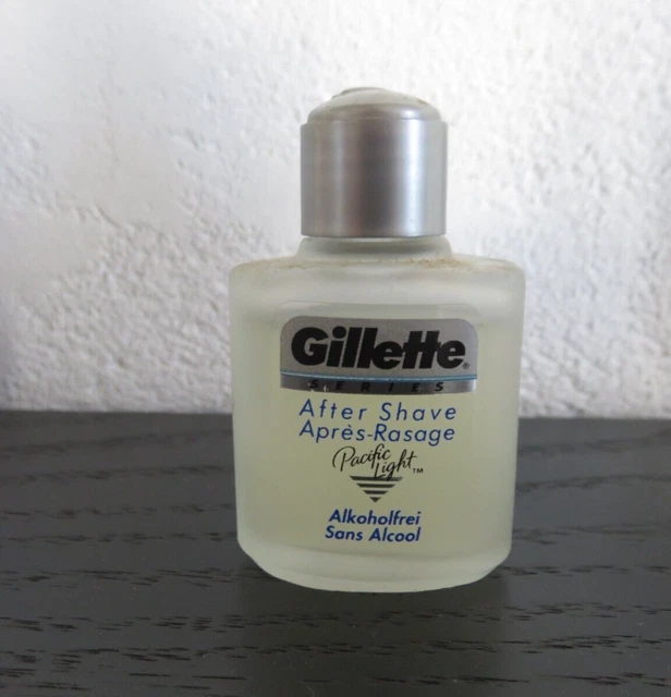 RARE MINIATURE DE parfum gillette after shave sans alcool pacific light ...