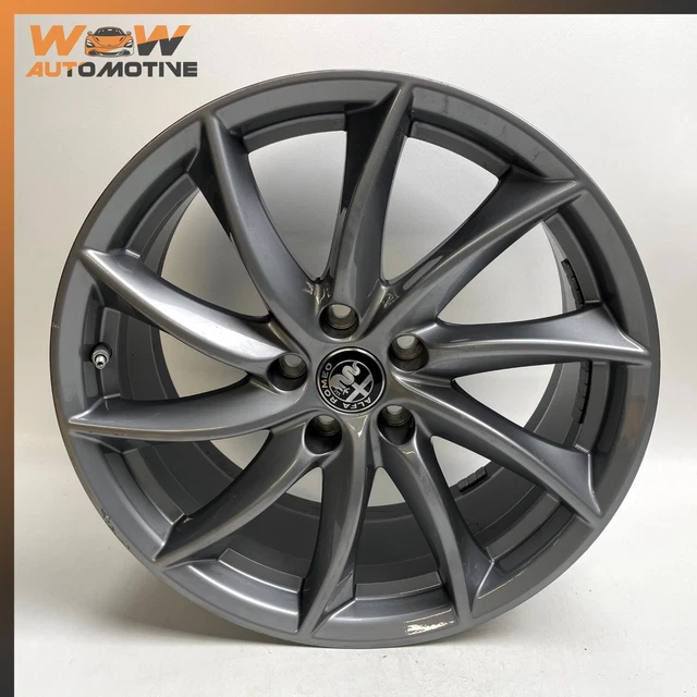 ALFA ROMEO GIULIA 8.0x18 10 SPOKE WHEEL RIM SILVER OEM $237.89 - PicClick