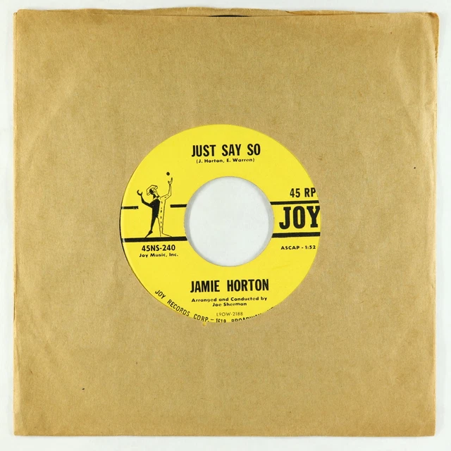 TEEN POPCORN ROCKER Mod 45 - Jamie Horton - Just Say So - Joy - VG++ ...