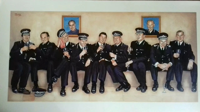 POLICE CONSTABULARY ART Print Chief Constables By JEDD John Edwards ...