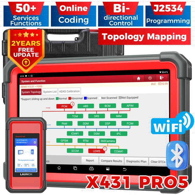 2025 LAUNCH X431 PRO 5 Elite Profi Auto OBD2 Diagnosegerät J2534 ECU Programmier EUR 1.519,00 ...