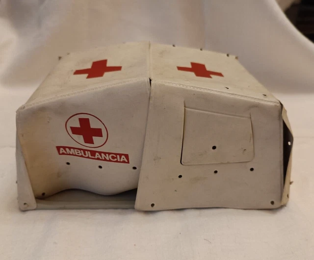 PLAYMOBIL GEOBRA VINTAGE Ambulance Red Cross Campaign Hospital Tent Lot ...