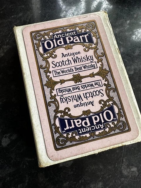 GOODALL & SONS London Ancient Old Parr Antique Scotch Whisky Playing ...