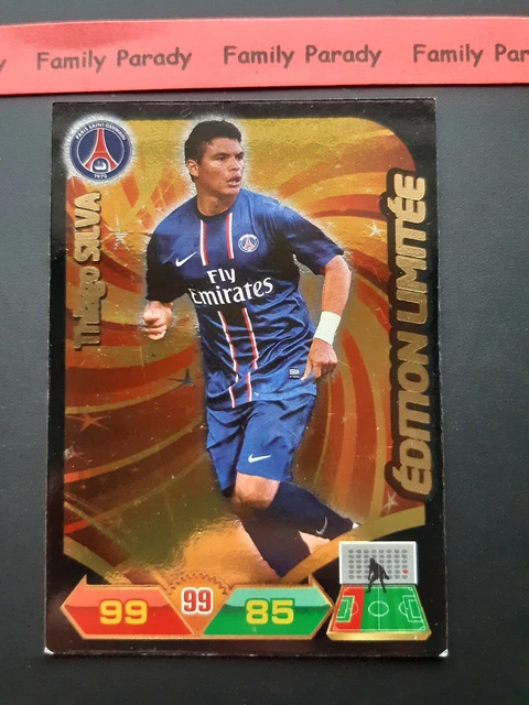 THIAGO SILVA LIMITED Edition Paris Psg Card Panini Adrenalyn Foot L1 ...