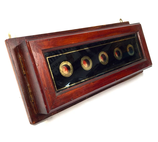 ANTIQUE WOODEN SERVANTS Bell Board / Butlers Call Indicator / c.1910 ...