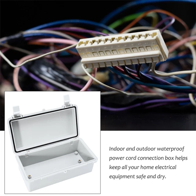 POWER STRIP OUTLET Junction Box Fine Craftsmanship Electrical Cable £17 ...