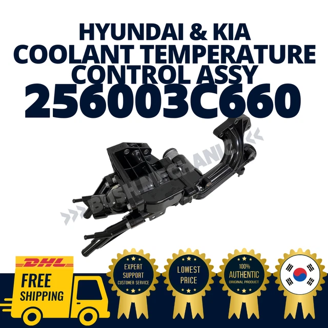 GENUINE OEM HYUNDAI Kia Coolant Temperature Thermostat Housing Control ...