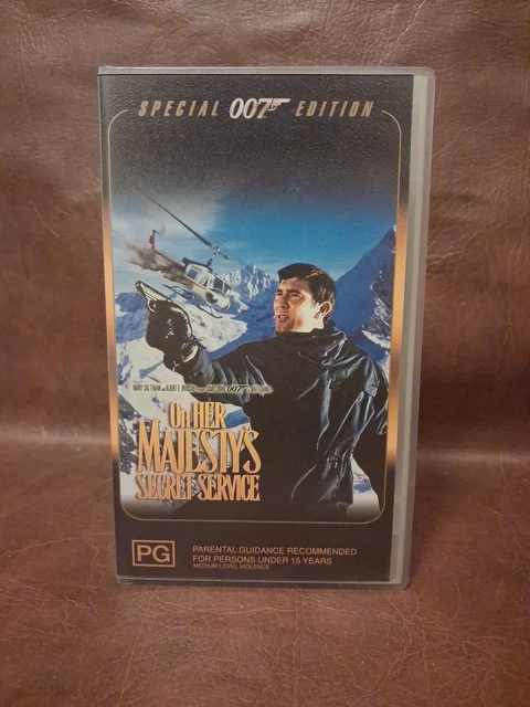 007 JAMES BOND (VHS PAL) On Her Majestys Secret Service £9.70 - PicClick UK