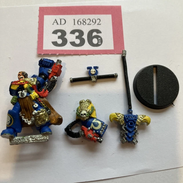 ULTRAMARINES SPACE MARINE Chapter Master Marneus Calgar 1993 metal ...