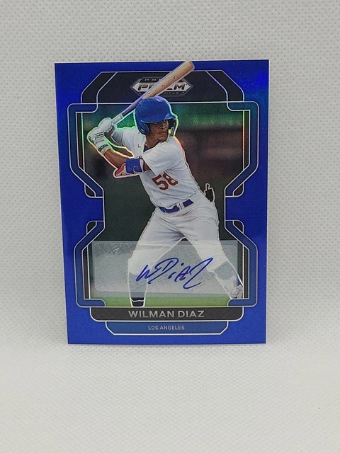 WILMAN DIAZ 2022 Prizm Draft Auto #77/99 Dodgers Colore Blu Match Nuovo ...