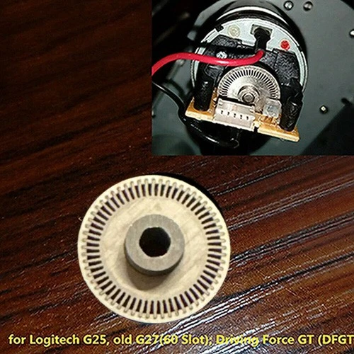 60 SLOT STEERING Wheel Optical Encoder for Logitech G25/Old Version G27 ...