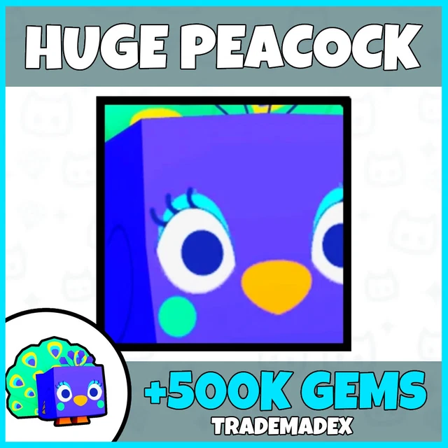 HUGE PEACOCK + 500k Gems/Diamonds (Pet Simulator 99 - Pet Sim 99 - PS99 ...