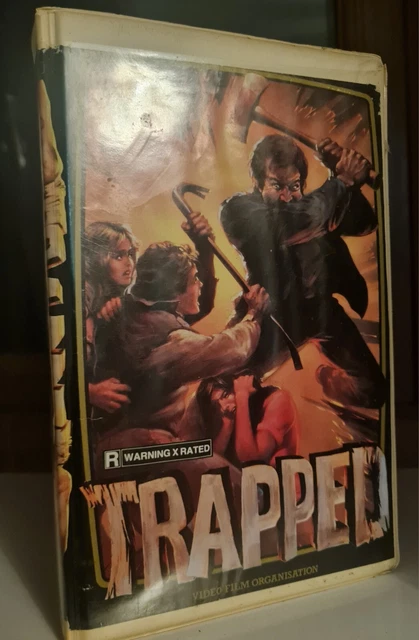 TRAPPED PRE CERT VHS Rare Horror VRO £25.00 - PicClick UK