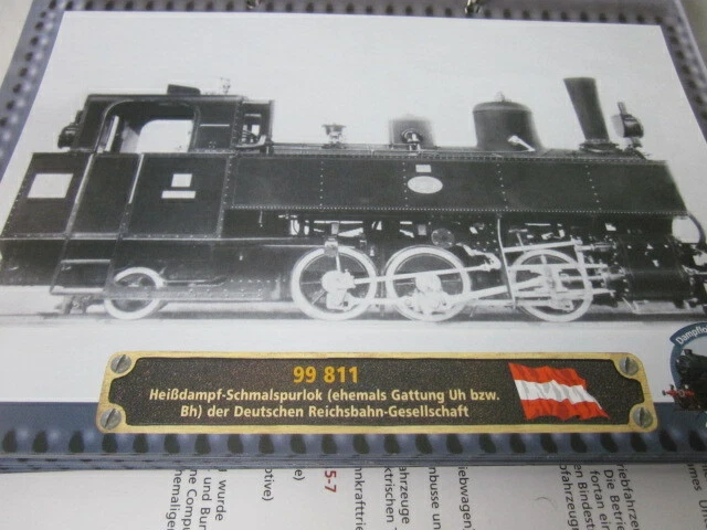 STEAM LOCOMOTIVE ARCHIVE narrow gauge locomotives 565 BR 99 811 DRG BBÖ ...