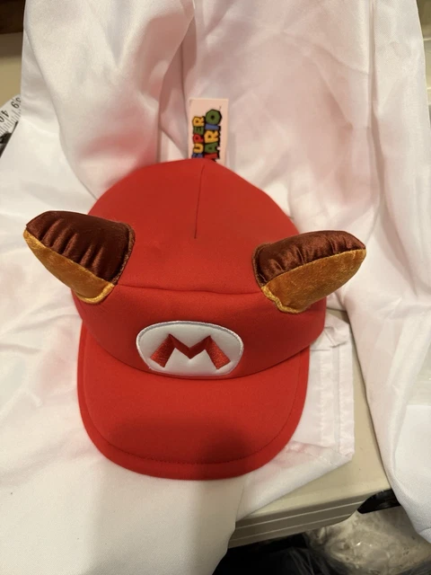 THE SUPER MARIO Video Game Raccoon Red Cosplay hat with ears £16.09 ...