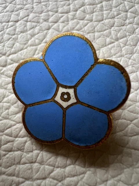 FORGET ME NOT Blue Enamel Thomas Fattorini Lapel Pin Badge £6.00 ...