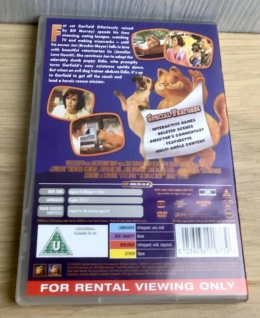 GARFIELD BILL MURRAY DVD Top-quality Free UK shipping EUR 2,46 ...