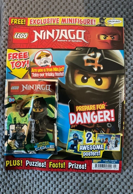 LEGO NINJAGO MAGAZINE Issue 3 With Limited Edition Cole £6.99 - PicClick UK