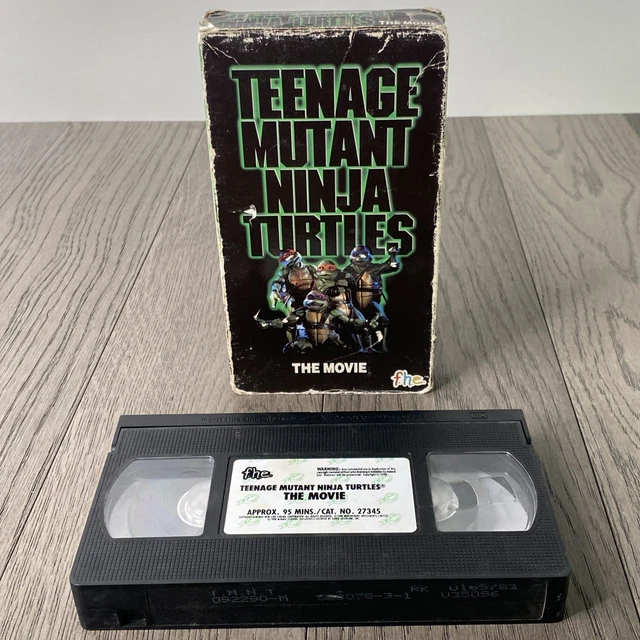 TEENAGE MUTANT NINJA Turtles The Movie VHS 1990 TMNT Vintage 90s £9.08 ...