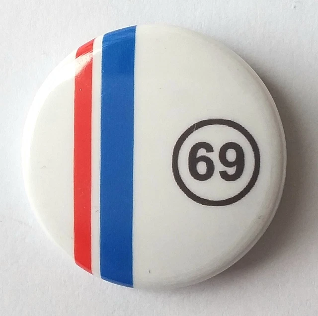 MOD 69 BUTTON BADGE Scooter Logo Paul Weller Mod Revival Pop Rock 1960s ...