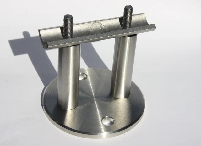 27 STÜCK NEU! V2A Pfostenträger Wandanker Pfostenhalter für Edelstahl ...