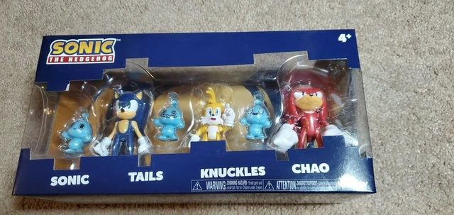 SONIC THE HEDGEHOG Sonic Tails Knuckles Chao Action Figures Brand New ...