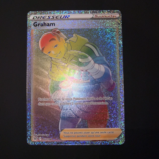 CARTE POKEMON GRAHAM 207/196 Secrète Epée et Bouclier 11 EB11 FR NEUF ...