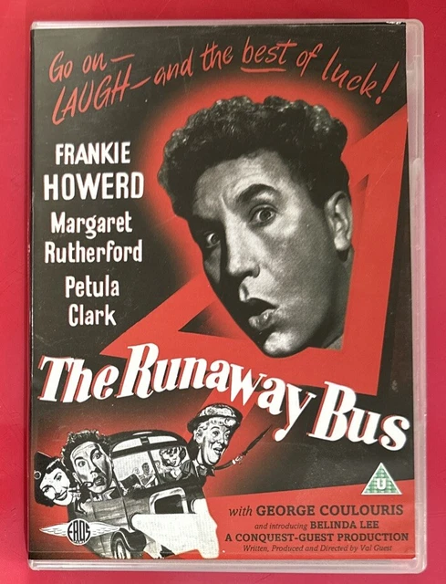 THE RUNAWAY BUS DVD 1954 Frankie Howerd, Margaret Rutherford, Petula ...